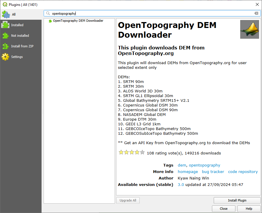 Tutorial: Stream and Catchment Delineation: Download DEM | OCWGIS